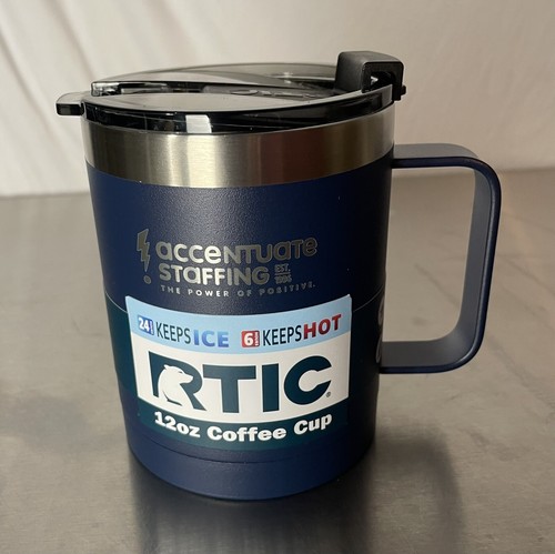 RTIC Engraved 12oz Stainless Steel Vacuum-Insulated Coffee Mug Cup ...