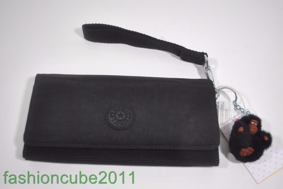 New With Tag Kipling RUBI Large Wallet / Wristlet with Furry Monkey | eBay