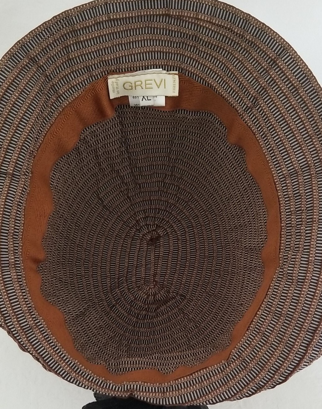 Grevi Firenze Woman's Hat Handmade in Italy - Lace Border Black Flower ...