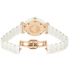 EMPORIO ARMANI WOMENS WATCH CERAMIC WHTE STRAP & WHITE DIAL GENUINE ...