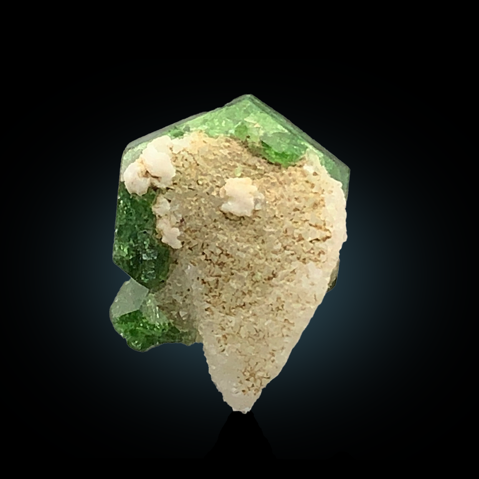 Natural Beautiful Dravite with Vanadium on a snow-white matrix. | eBay