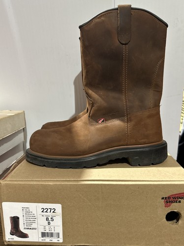 RED WING Men's Sz 8.5 D 2272 Steel Toe Waterproof Pull-On Work Boots ...
