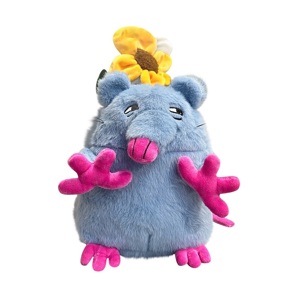 Cute Pizza Tower Mouse Plush Stuffed Toy Soft Throw Pillow Doll For Kid ...