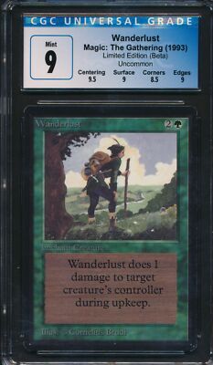 Beta Wanderlust CGC 9 Graded Magic MTG (0285) -magicgraders- | eBay