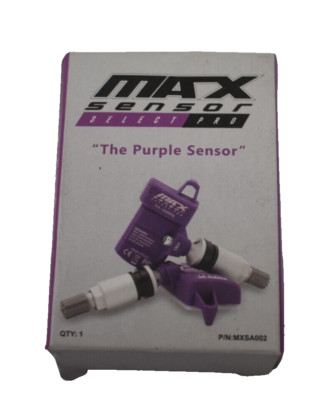 MAX Tire Sensor Select Pro The Purple Sensor Silver Cap & Valve Stem ...