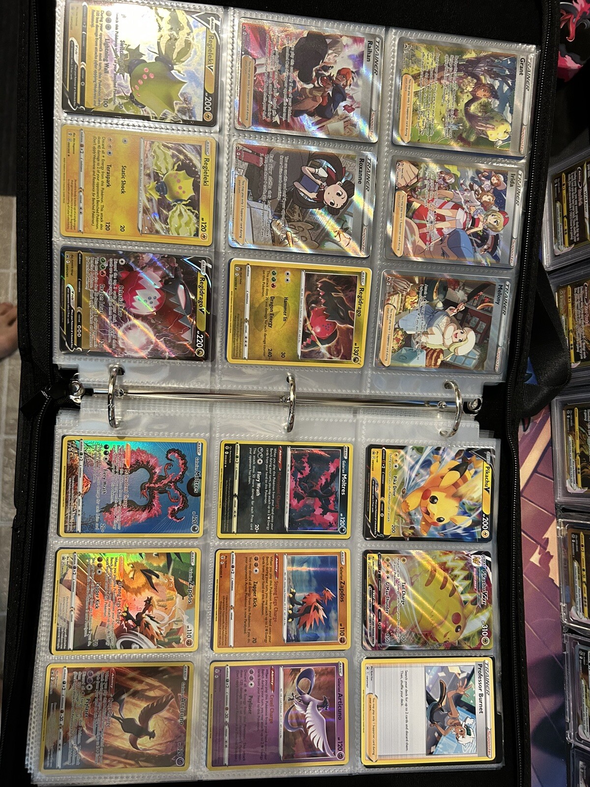 100% crown zenith Complete Set. 100% Pokémon Card TCG Binder Crown ...