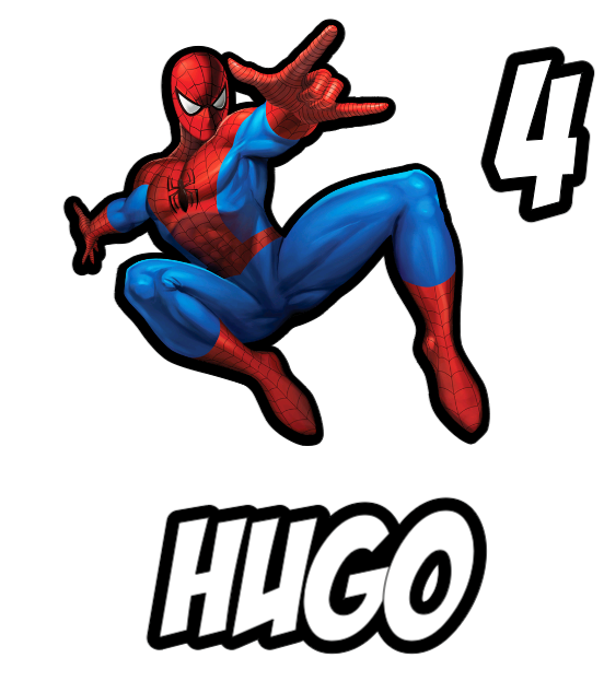 16 Piece Pre-Cut Edible WAFER & Card Spiderman Logos POW Bang Splat ...