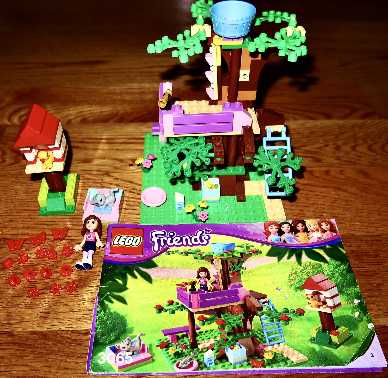 LEGO FRIENDS: Olivia's Tree House (3065) 97% Complete; Read Description ...