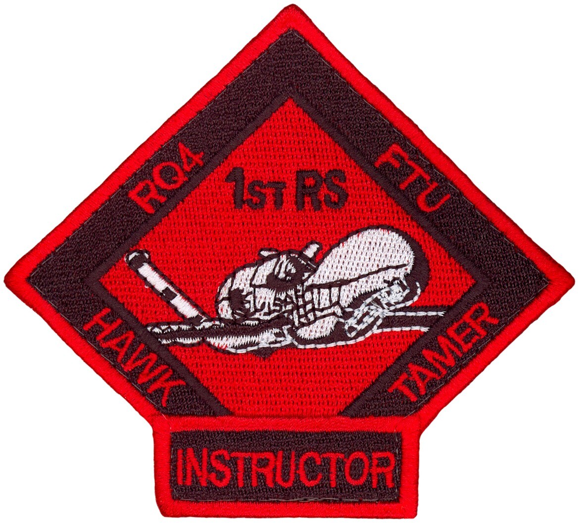 USAF 1st RECONNAISSANCE SQUADRON RQ-4 FTU INSTRUCTOR PATCH | eBay