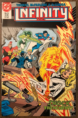 Infinity Inc #31 By Todd McFarlane Jade Obsidian Jonni Thunder JSA ...