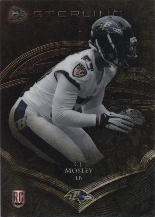 2014 Bowman Sterling - C.J. Mosley #26 Gold Refractor /99 (RC) for sale ...