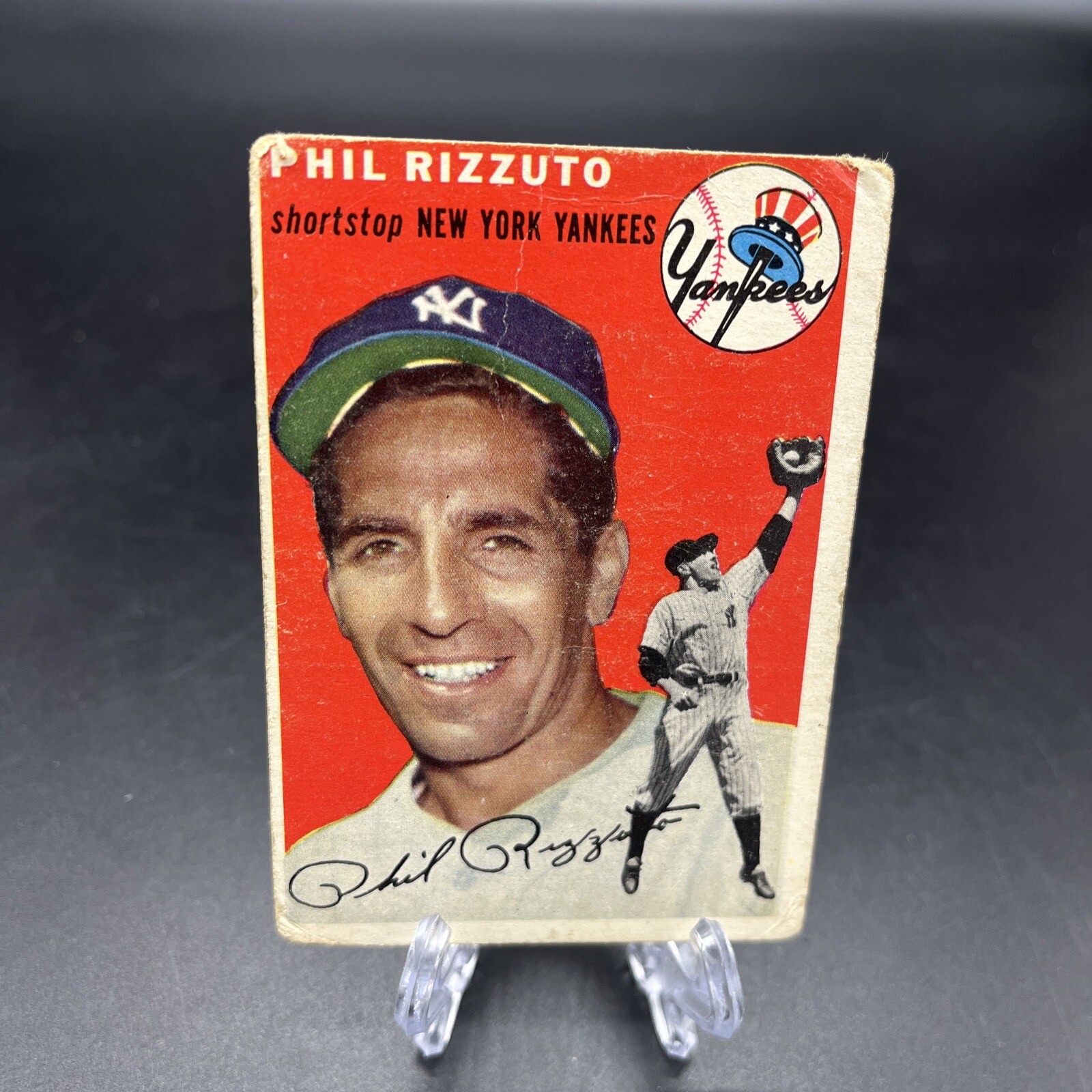 1954 Topps Phil Rizzuto #17 - New York Yankees - Low Grade (creases ...