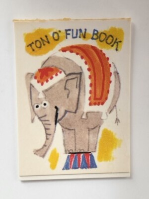 1983 Vintage Premium Cracker Jack Prize Ton O Fun Book Toy Book | eBay