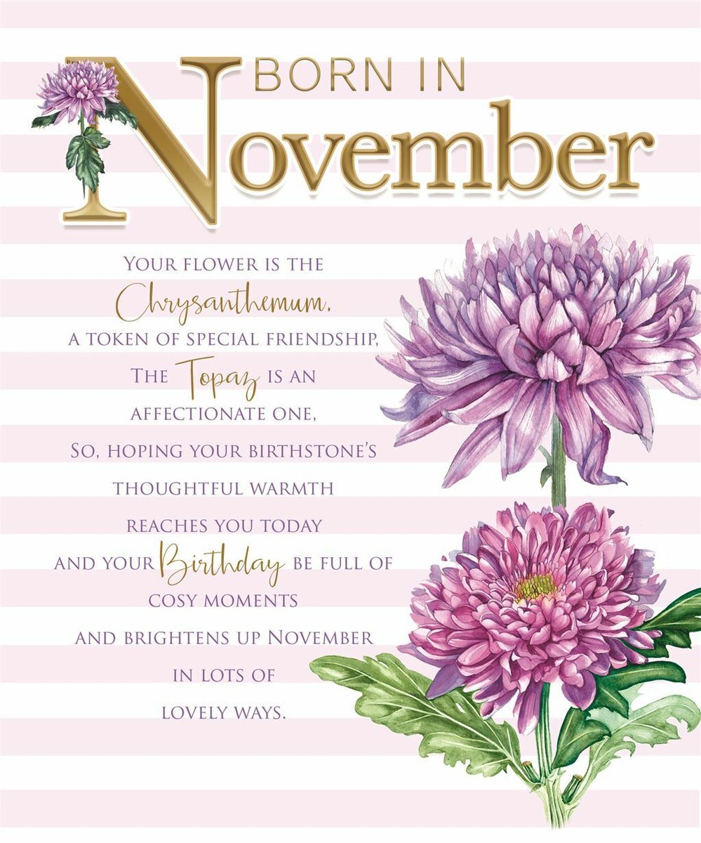 Birthday Month November Quotes