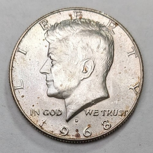 1968 D Kennedy Silver Clad Half Dollar Unc | eBay