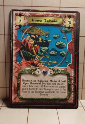 L5R CCG PRE IMPERIAL Isawa Tadaka NM/Unplayed RARE PROMO AEG Five Rings ...