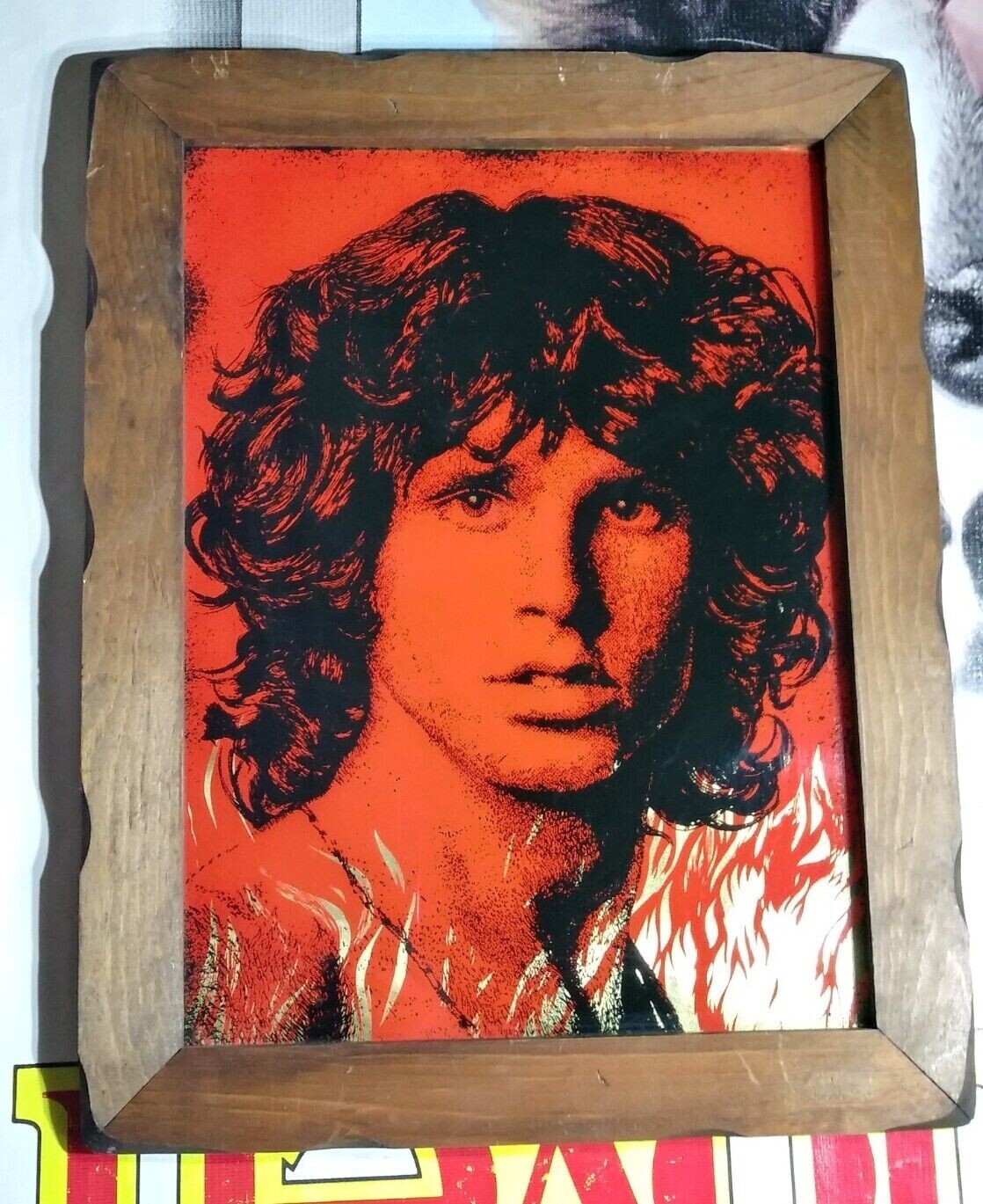 Vintage 70's JIM MORRISON THE DOORS Foil | Grelly USA
