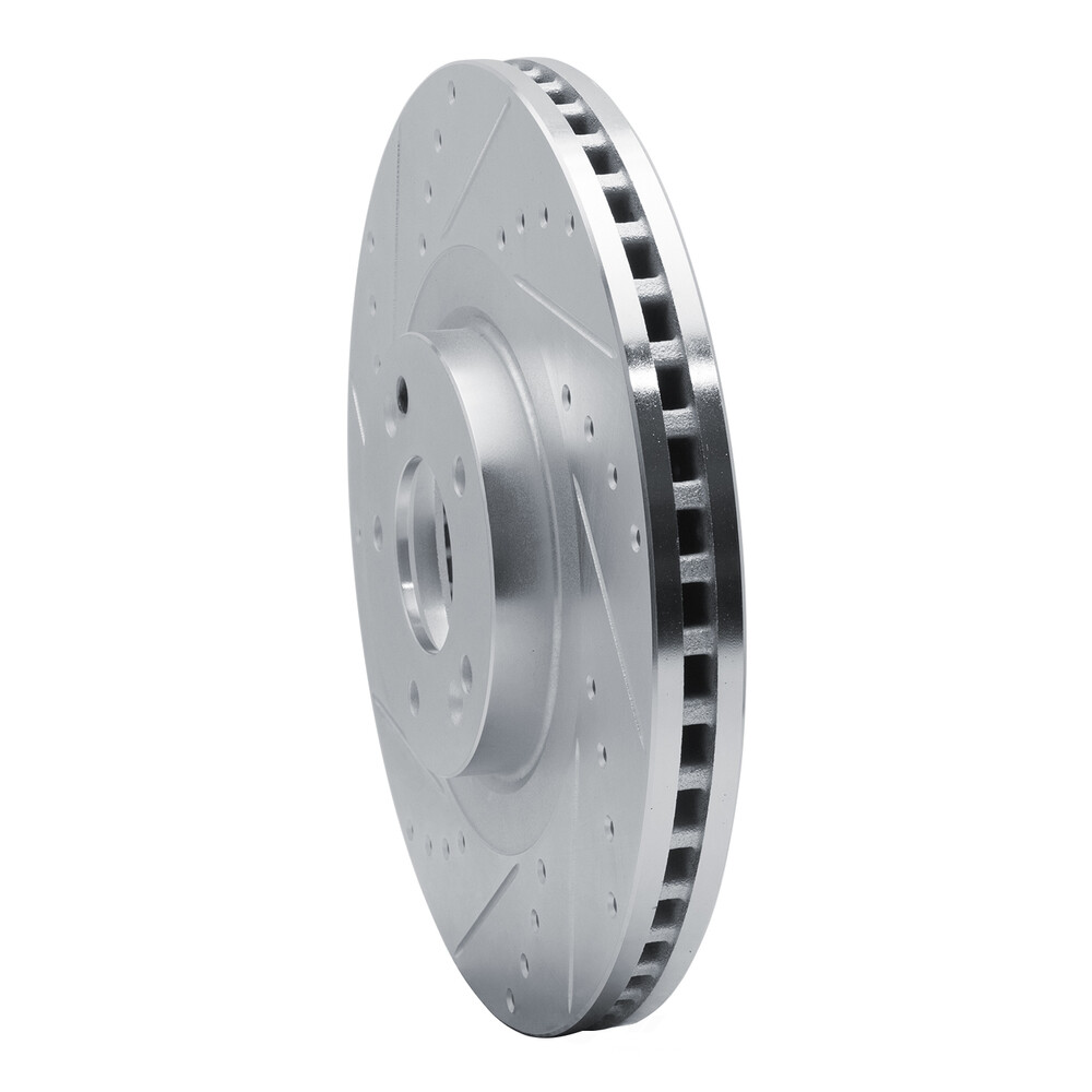 Disc Brake Rotor-DFC Brake Rotor - Drilled and Slotted - Silver R1 ...