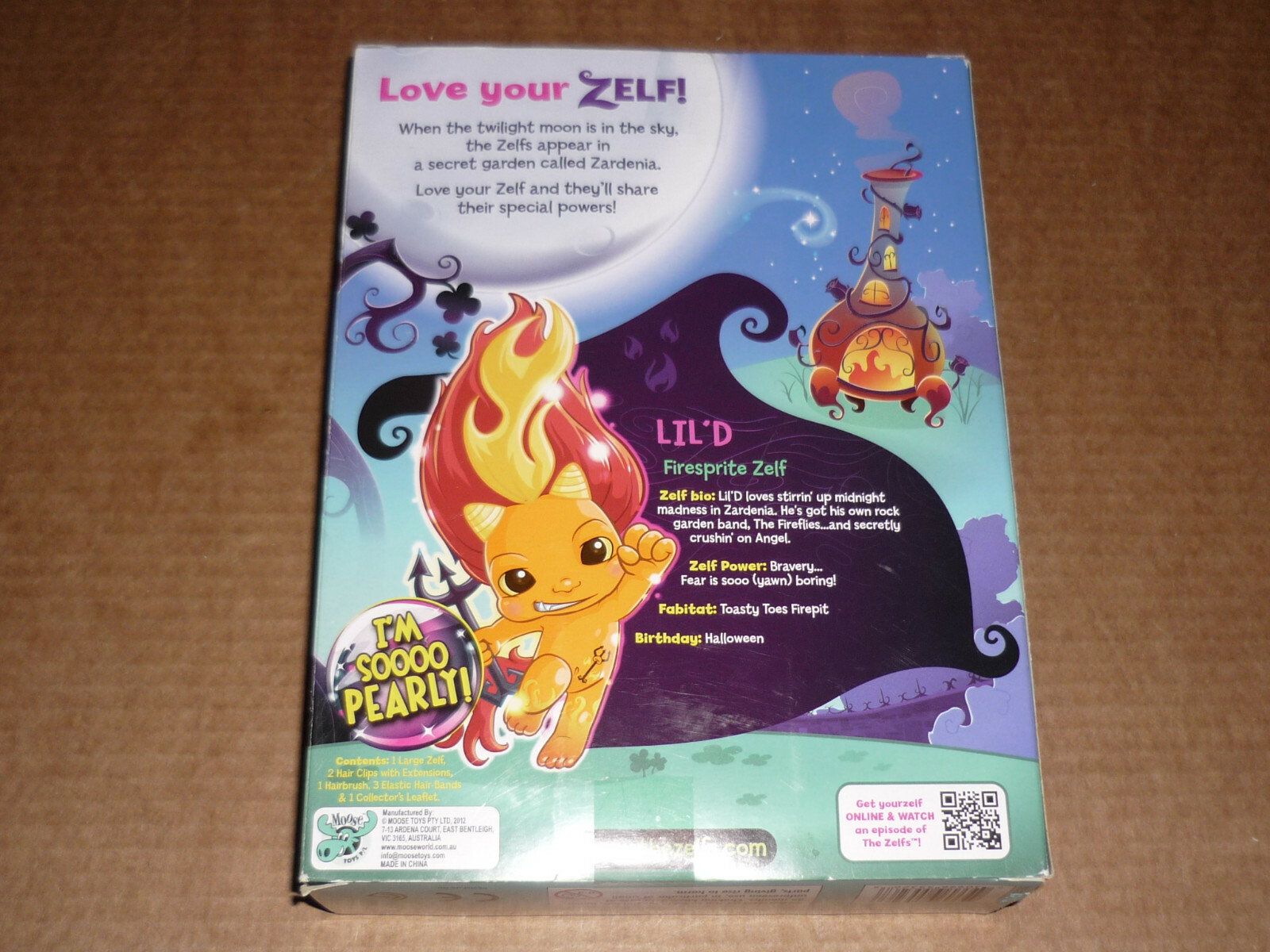 The ZELFS 2013 Troll Doll LIL'D Firesprite Large 4" size Zelf MIB NEW ...