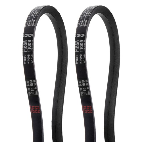 2pcs B-800Li V-Belts Drive Belt 800mm Inner Girth Rubber for Power ...