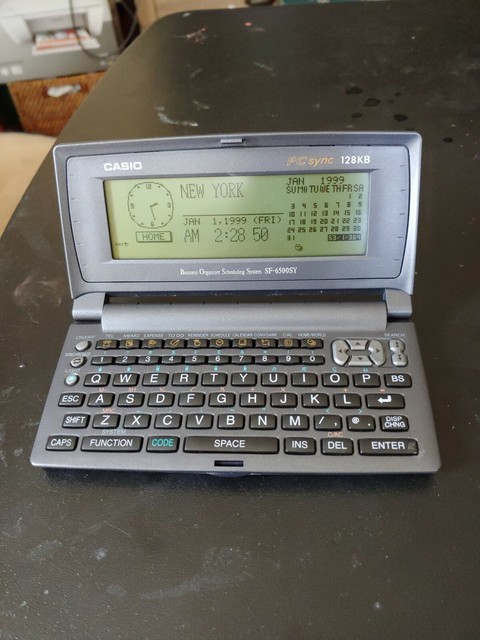 Casio Executive Boss 128kb Organizer Sf-6500sy Electronic Personal ...