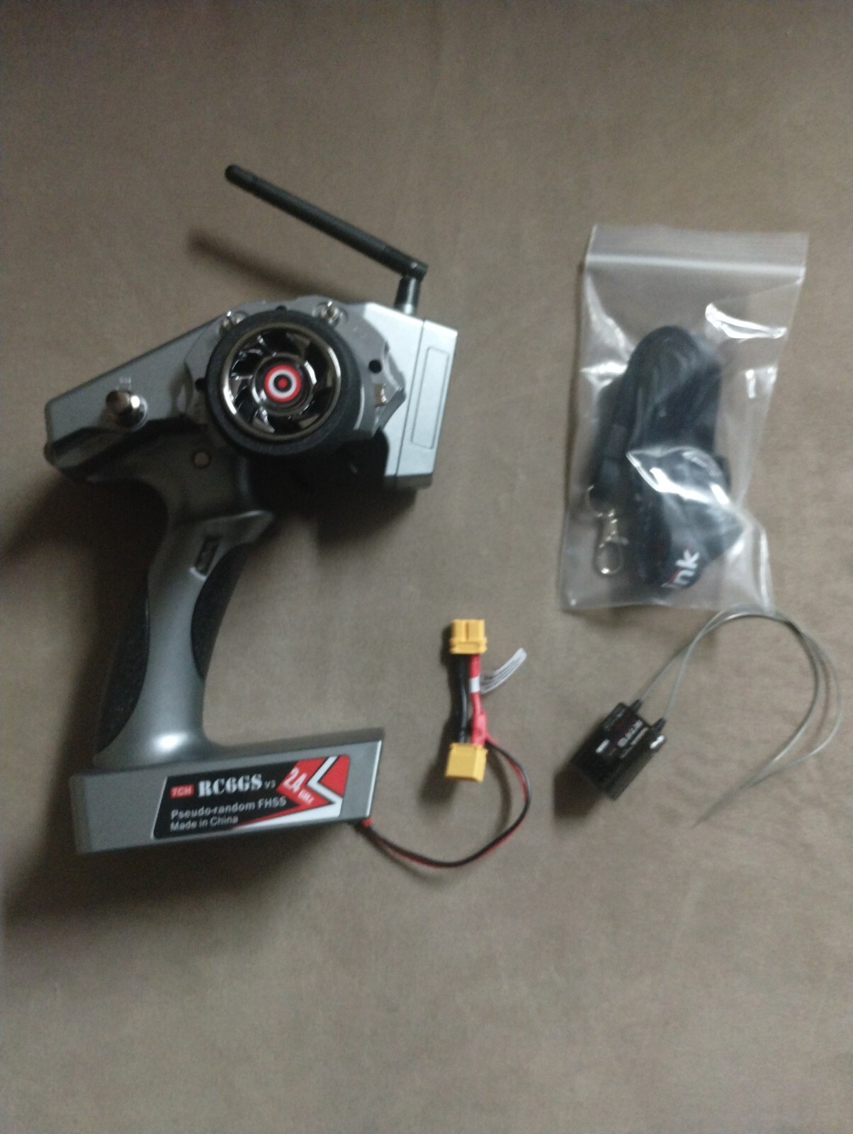 RadioLink RC6GS V3 2.4G 7CH Radio Transmitte R7FG Receiver Gyro RC Car ...