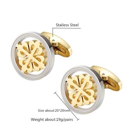 Men Cufflinks Formal Women Cuff Links Beading Rhineston Business Party ...