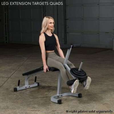 Body Solid Leg Curl and Leg Extension Machine for Quad and Hamstring ...