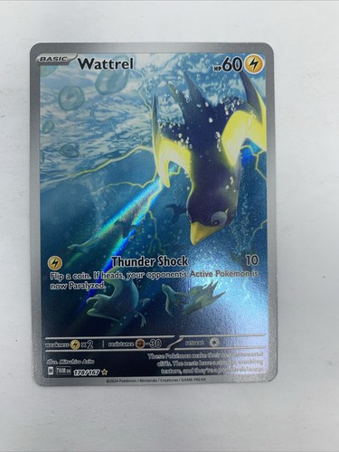 Wattrel - 178/167 Twilight Masquerade Illustration Rare SV06 Pokemon ...
