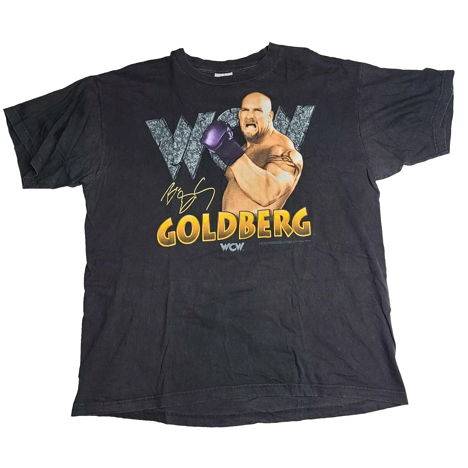 Vintage 1998 Goldberg WCW World Champion Wrestling T … - Gem