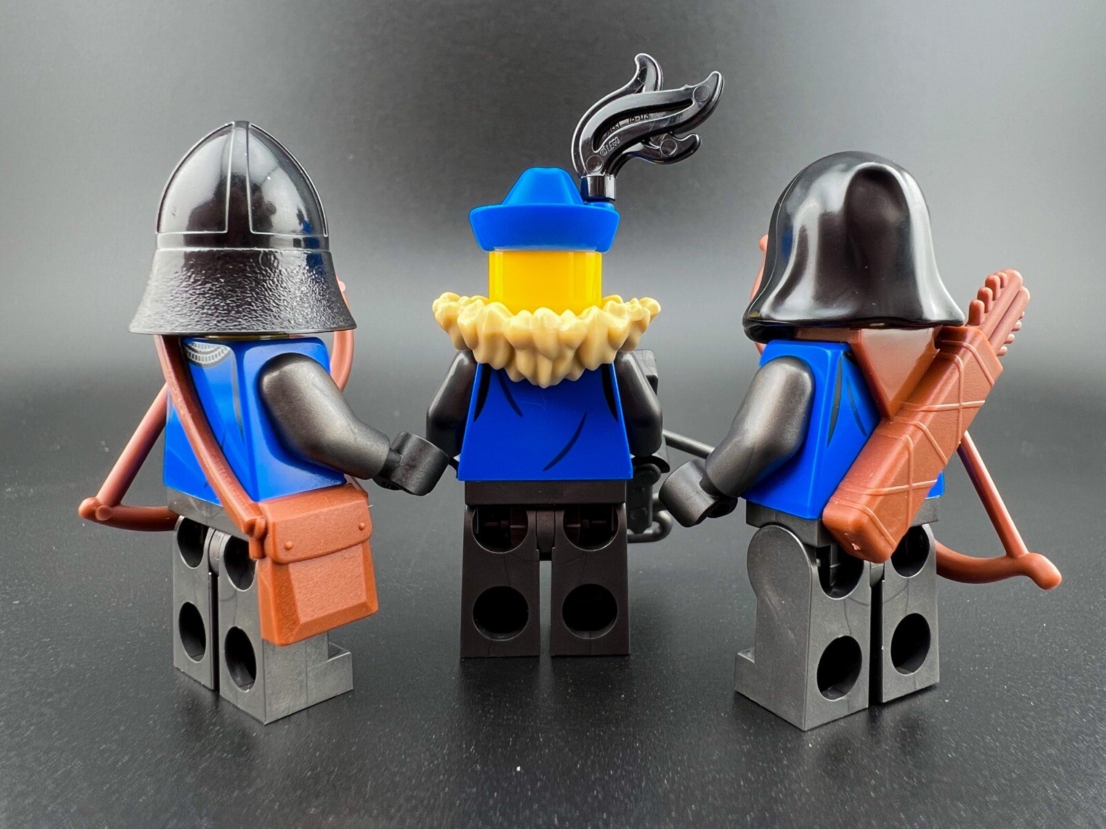 Lego Castle Black Falcon Archers Lot 3 Minifigures Lion Knights 10305 ...