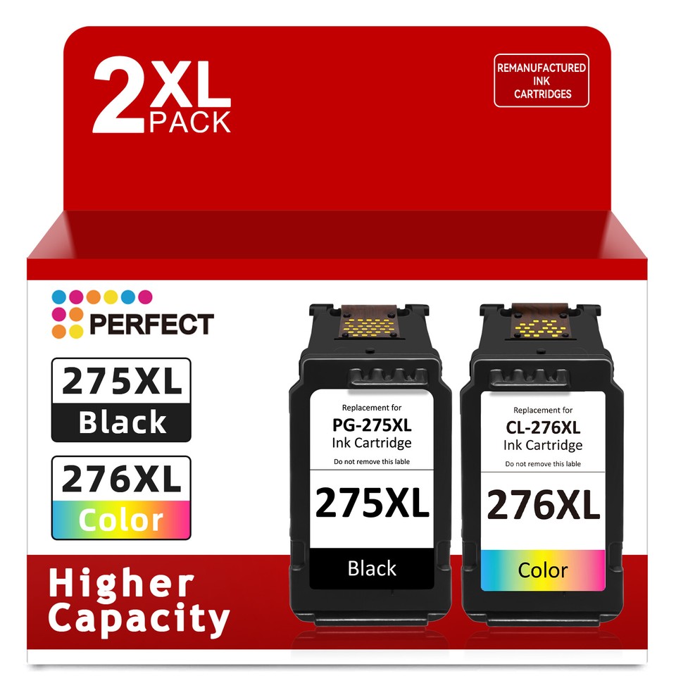 PG-275XL CL-276XL Ink Cartridge compatible with Canon Pixma TR4722 ...
