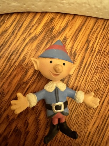 Vintage Rudolph SKINNY ELF Choir Blue Outfit PVC Figure 2.5" Tall ...