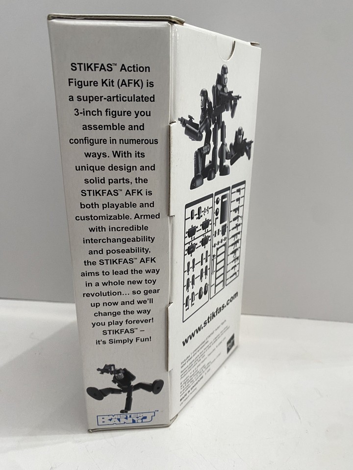 Stikfas Alpha Male Military GREEN Action Figure Kit 2002 Hasbro MISB | eBay