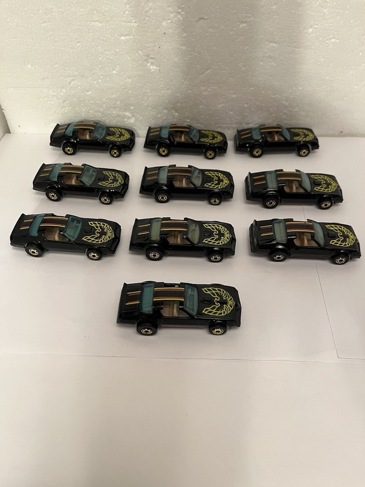 Hot Wheels 1977 Hot Bird Trans Am Firebird 1/64 Lot (10) PLUS a ...