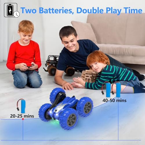 Remote Control Car, RC Stunt Double Sided 360° Rolling Rotating ...
