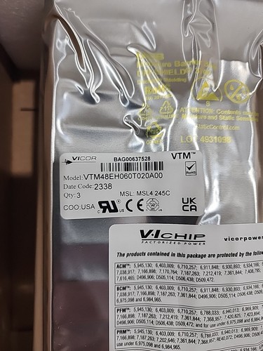 Lot Of 3 Vicor 48V to 6V VTM48EH060T020A00 VTM Series Current Multipliers | eBay