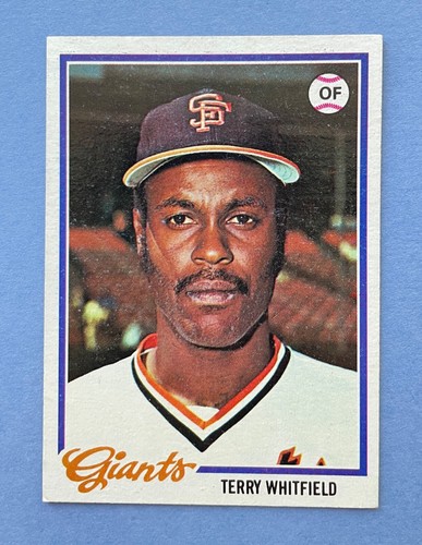 1978 Topps Baseball Terry Whitfield #236 San Francisco Giants | eBay