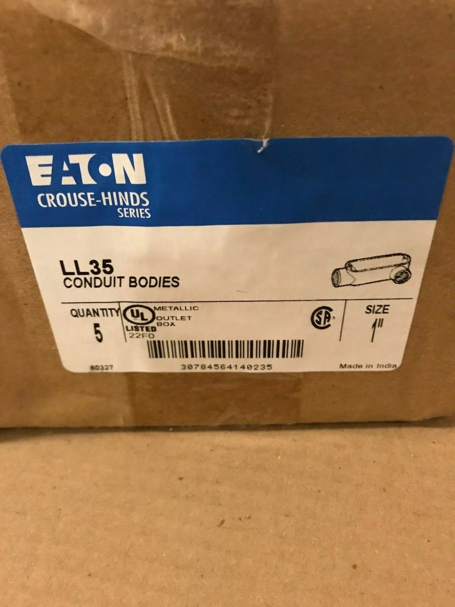 Eaton Crouse-Hinds LBD8800-SA Conduit Outlet Body, 3”, 56% OFF