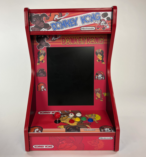 Bar Top Red Trim Vertical Arcade! With Trackball! | eBay