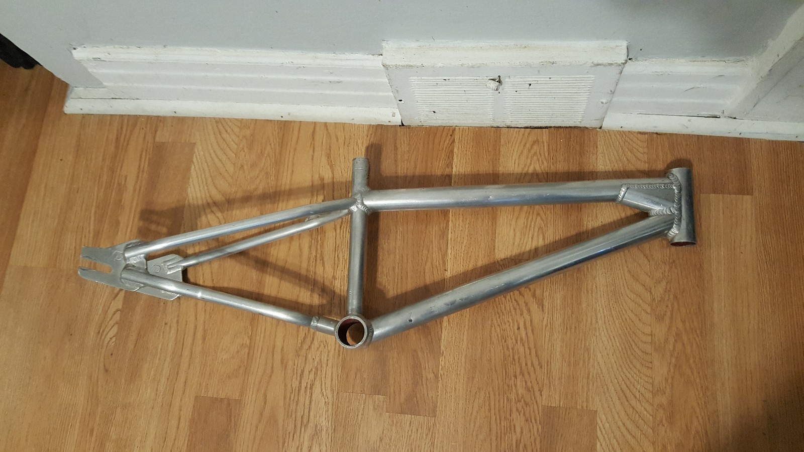 OLD SCHOOL BMX 1993 POWERLITE MINI ALUMINUM FRAME IN SILVER VINTAGE ...