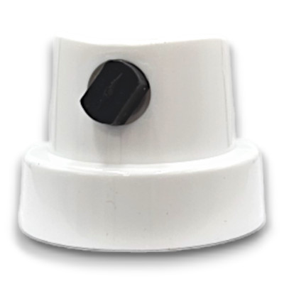 Transversal White Wide Calligraphy Cap 3" Spray 360 Rotation Spray ...