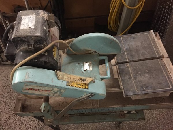 Target 1.5hp Tile Saw TA10100 Tilematic Baldor Wet Dry for sale online ...