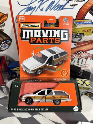 Matchbox Moving Parts 1992 Buick Roadmaster Estate New Model Open Doors ...