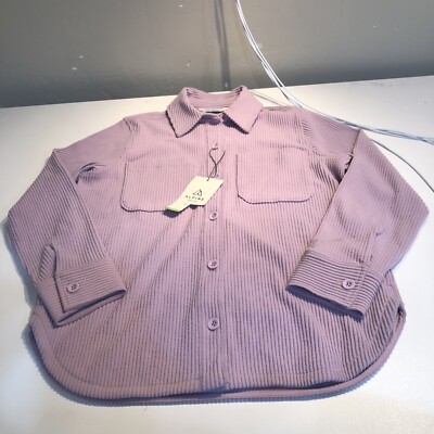 Alpine Design Women's Wanderful Cord Shirt Jacket Purple S | eBay