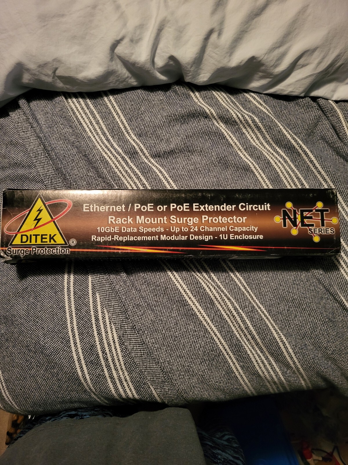 DITEK DTK-RM24NETS 24 Channel Ethernet and POE Network Protector New ...