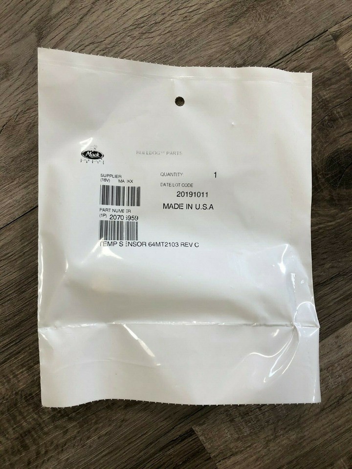 64MT2103 20705959 Mack OEM Sensor Coolant Temperature, Date Lot Code ...