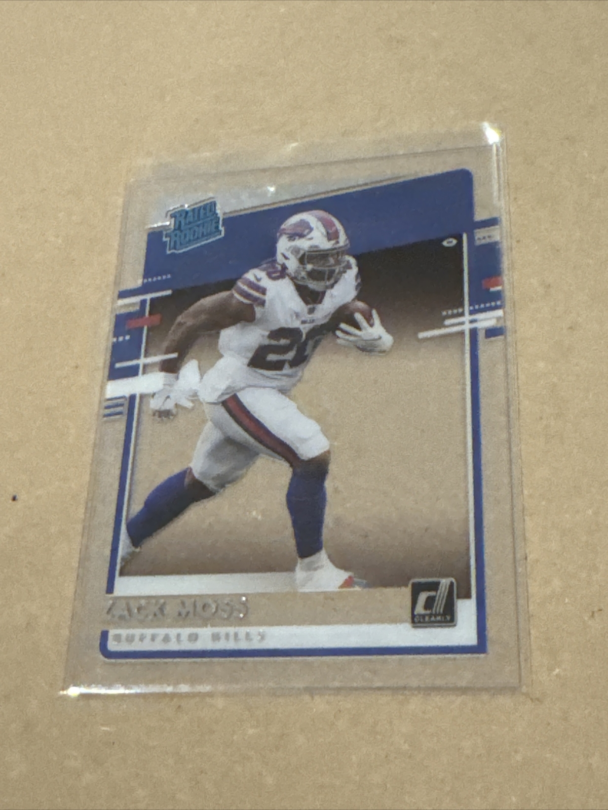 2020 Panini Chronicles Zach Moss Clearly Rookie NM | eBay