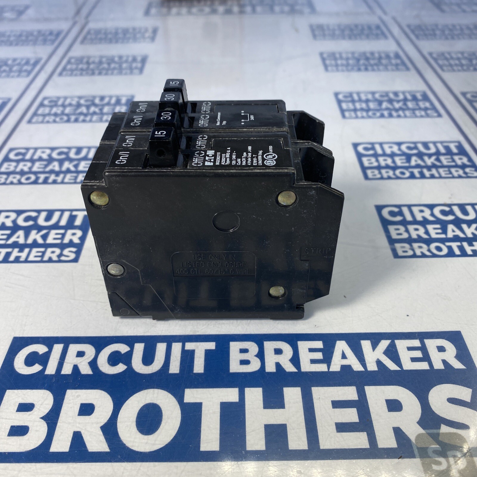 Eaton Cutler Hammer Type BRD Quadplex Circuit Breaker BQ2302115 for ...