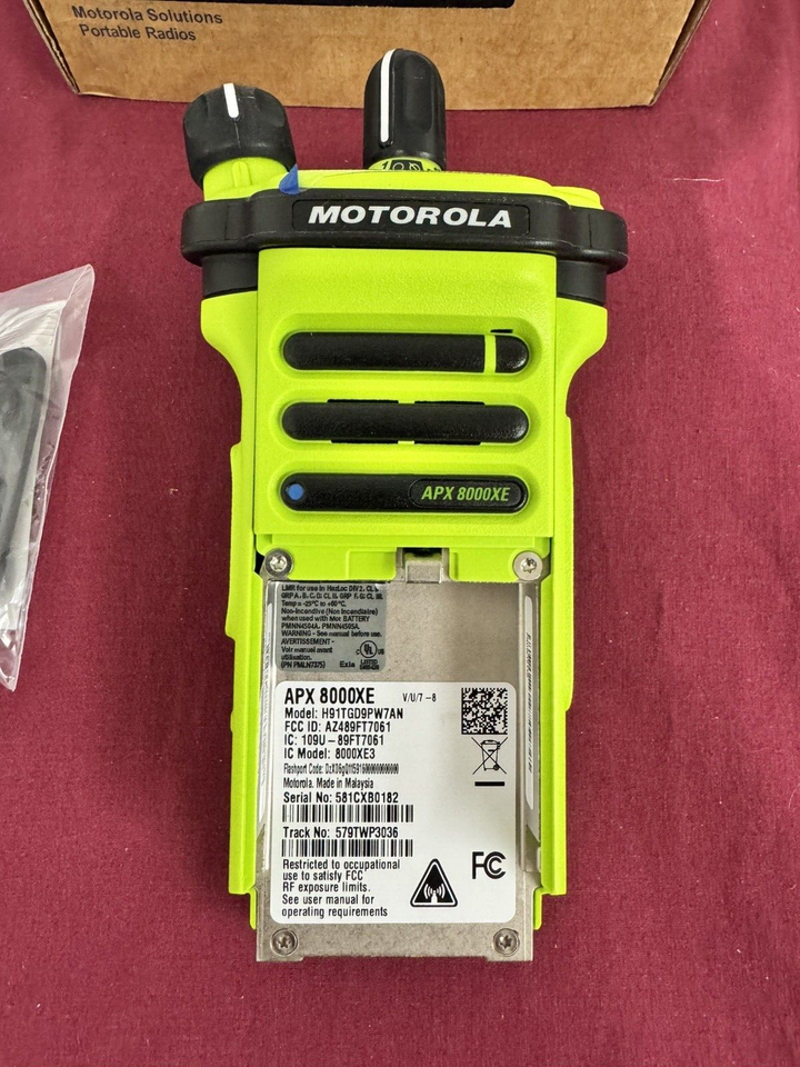 NEW MOTOROLA APX8000XE 3.5 VHF-UHF-7/800Mhz P25 RADIO TDMA GPS AES LLA SmartCon | eBay